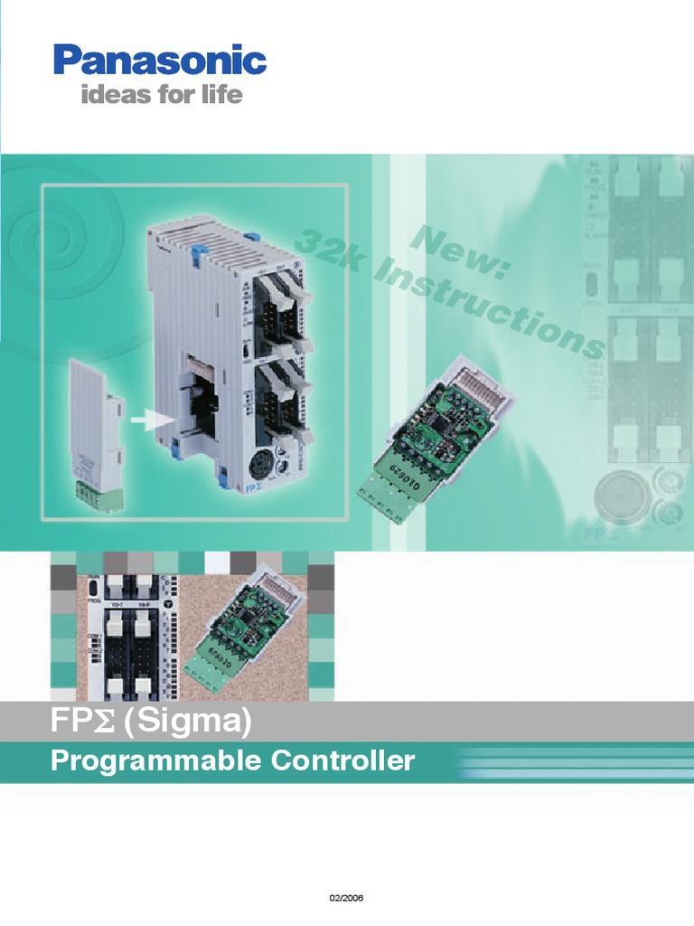 CATALOGO Fpsigma | PDF | Programmable Logic Controller | Input/Output