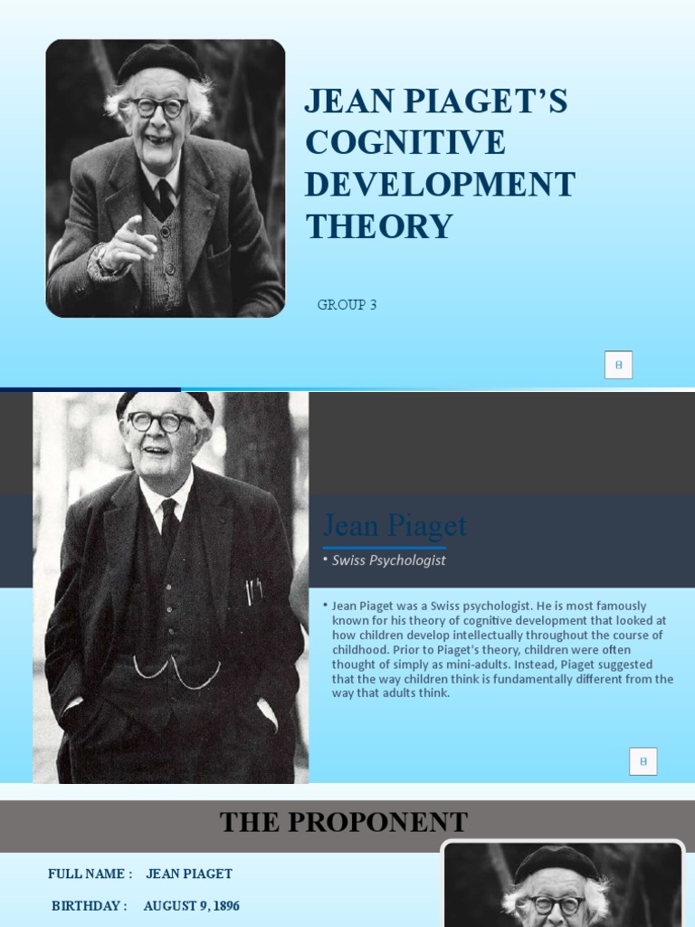 Piaget's Stages of Cognitive Development | PDF | Schema (Psychology ...