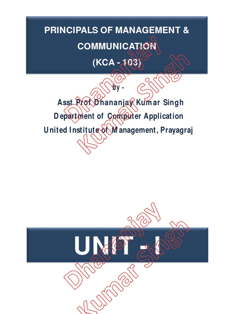 Pmc Unit1 Pdf Psychology Cognition