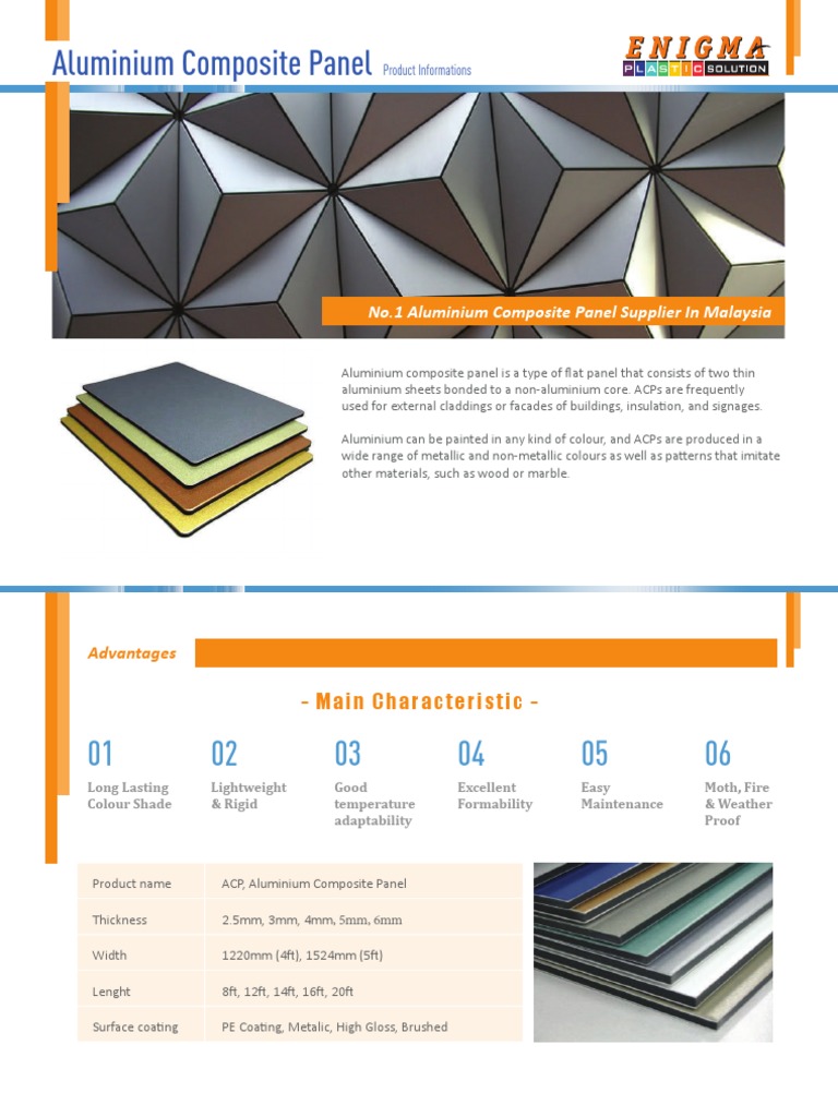 ACP Aluminium Composite Panel | PDF | Building | Building Materials