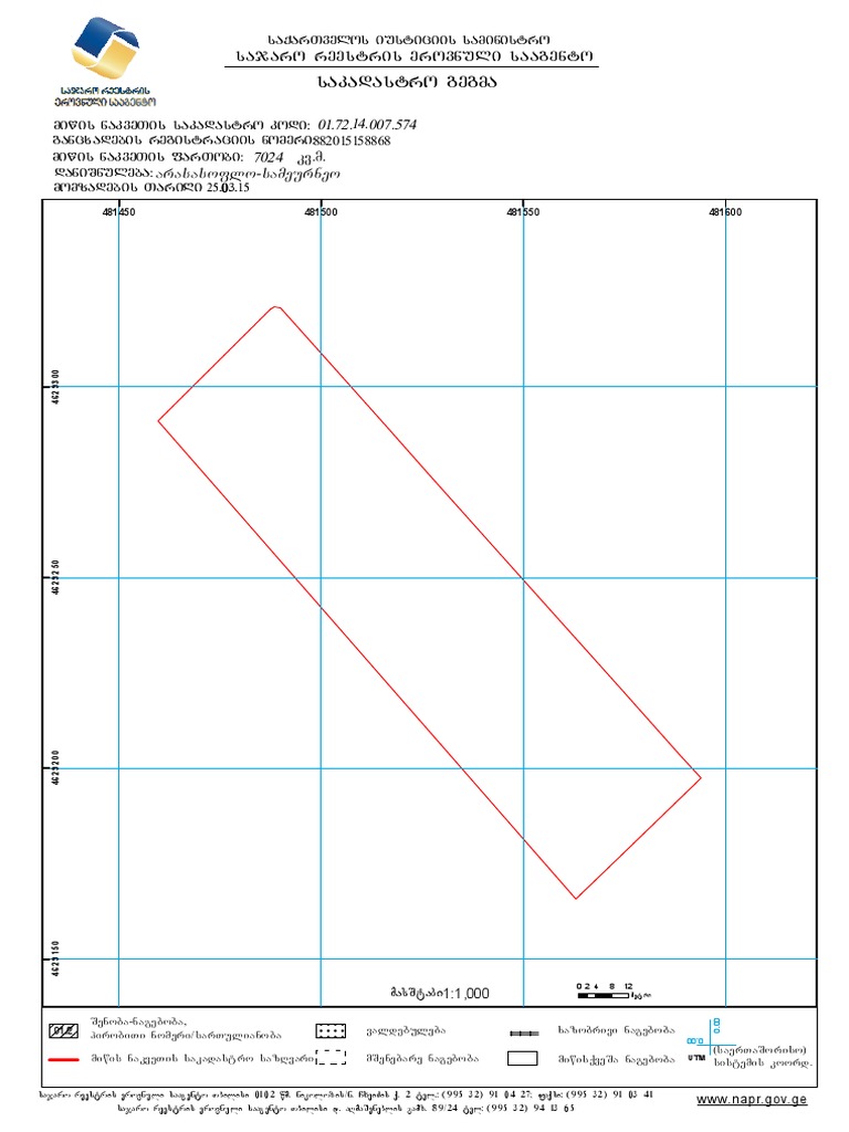 Sakadastro Gegma: Sajaro Reestris Erovnuli Saagento | PDF