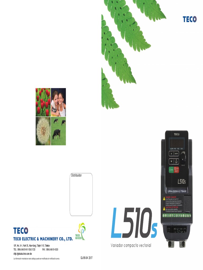 TECO L510s ES | PDF | Ingenieria Eléctrica | Ciencias fisicas
