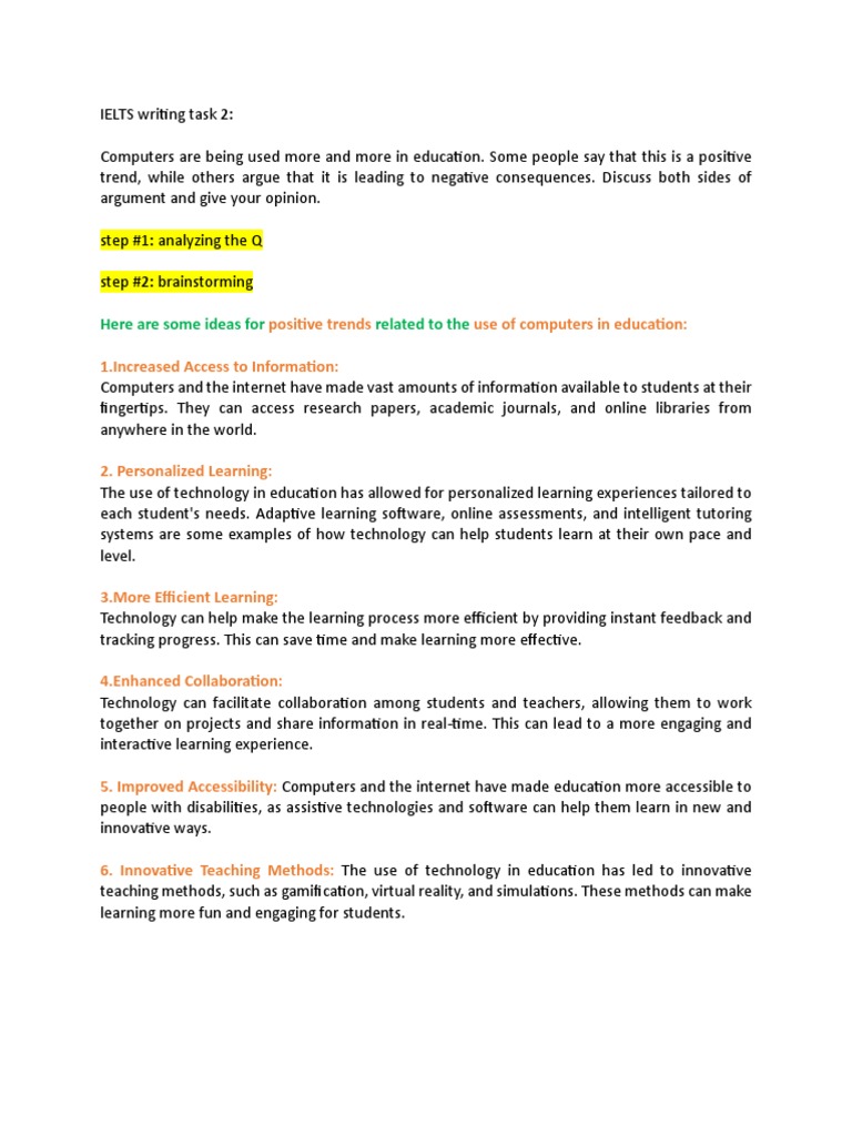 Writing Task2 Unit3 | Download Free PDF | Teaching Method | Learning