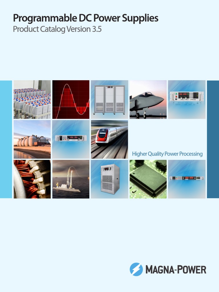 Programmable DC Power Supply Catalog | PDF | Power Supply | Alternating ...