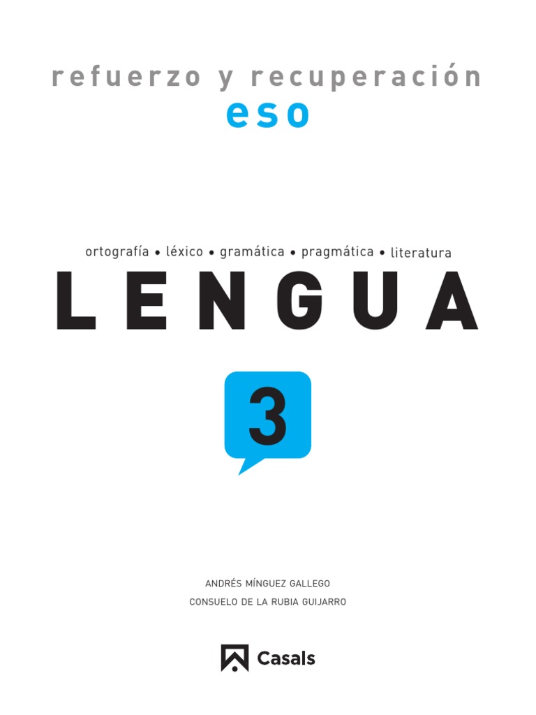 Refuerzo y Recuperación de Lengua 3 | PDF | Lingüística | Fonética
