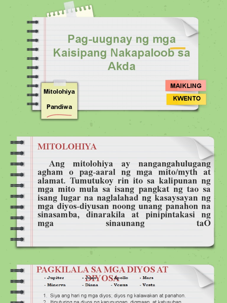 Mitolohiya Week 1 | PDF