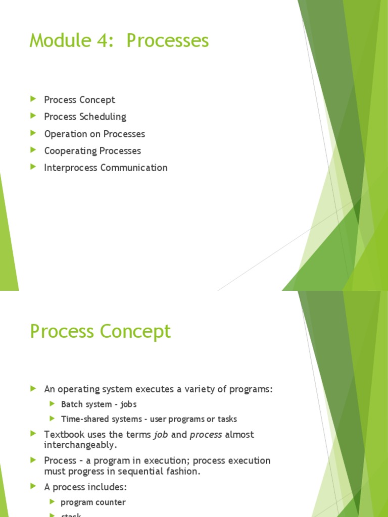 Lesson 3 - Process Management | PDF | Process (Computing) | Scheduling (Computing)