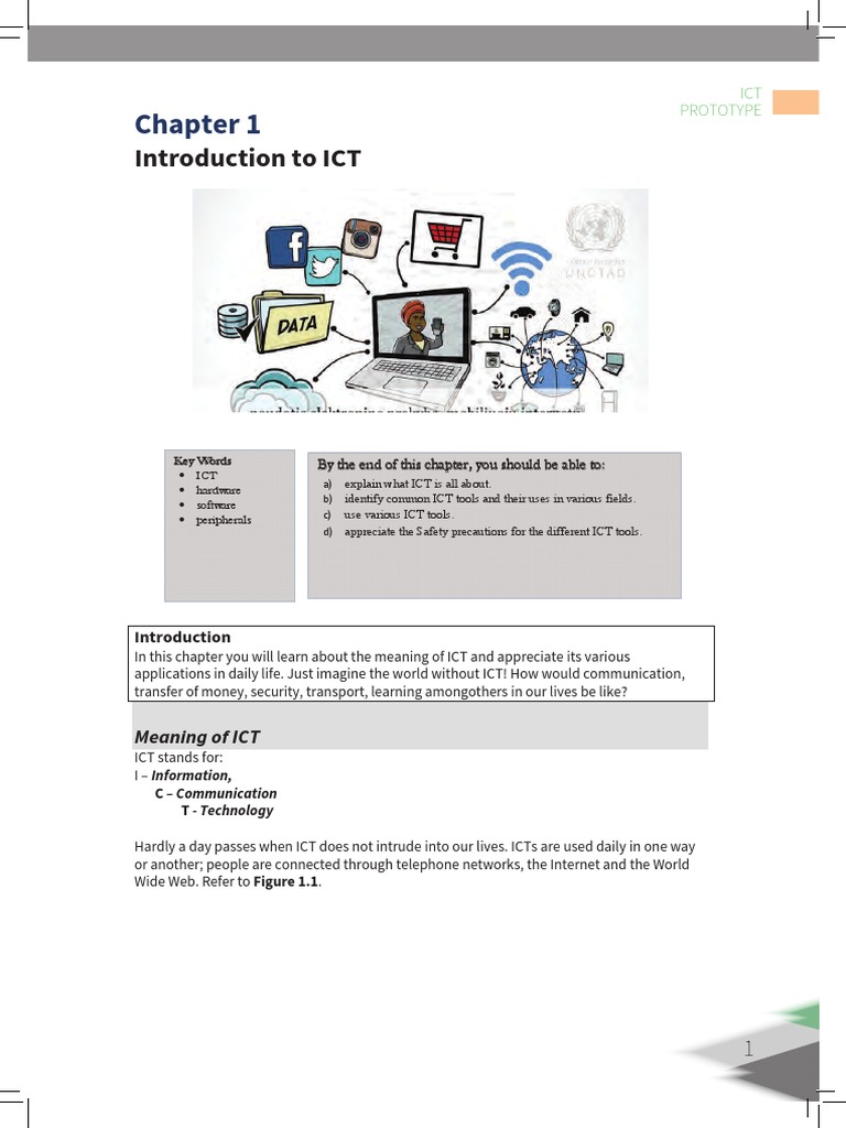 S.1 ICT Learner Textbook-Full Compressed NCDC | Download Free PDF ...