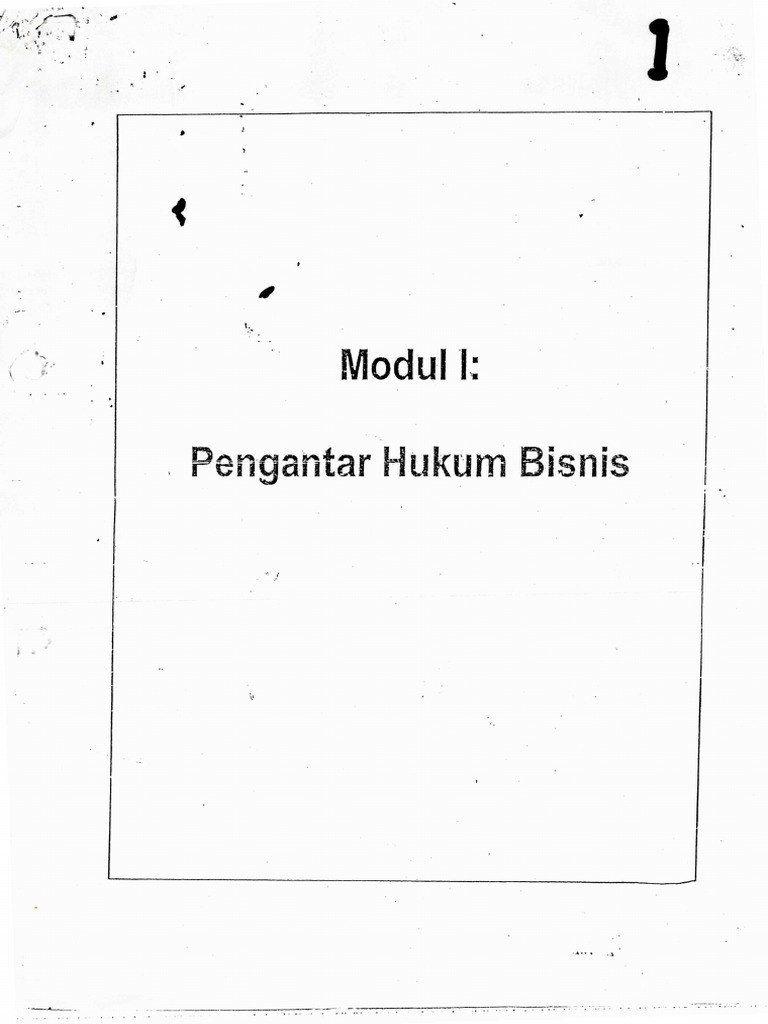 Modul 1 (Bahan Prof. Ningrum) | PDF