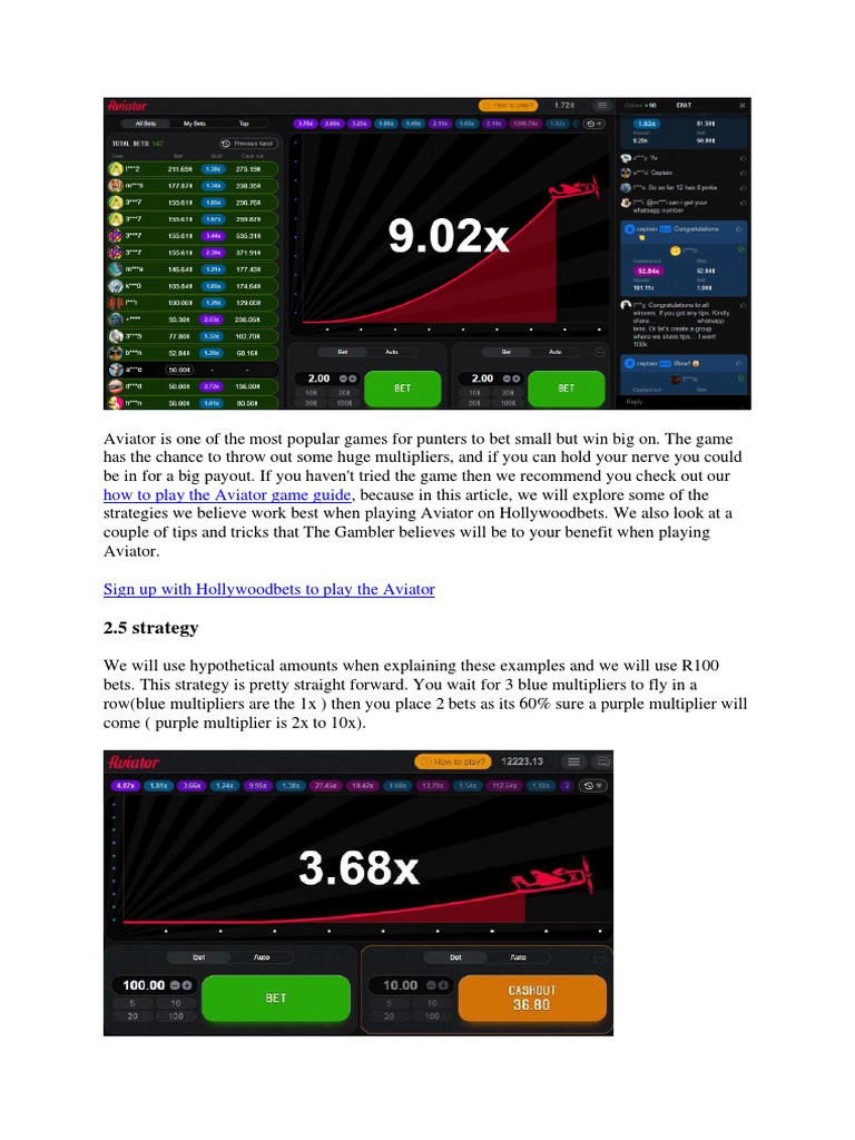 Aviator PDF 11 Compressed | PDF | Gambling | Gaming