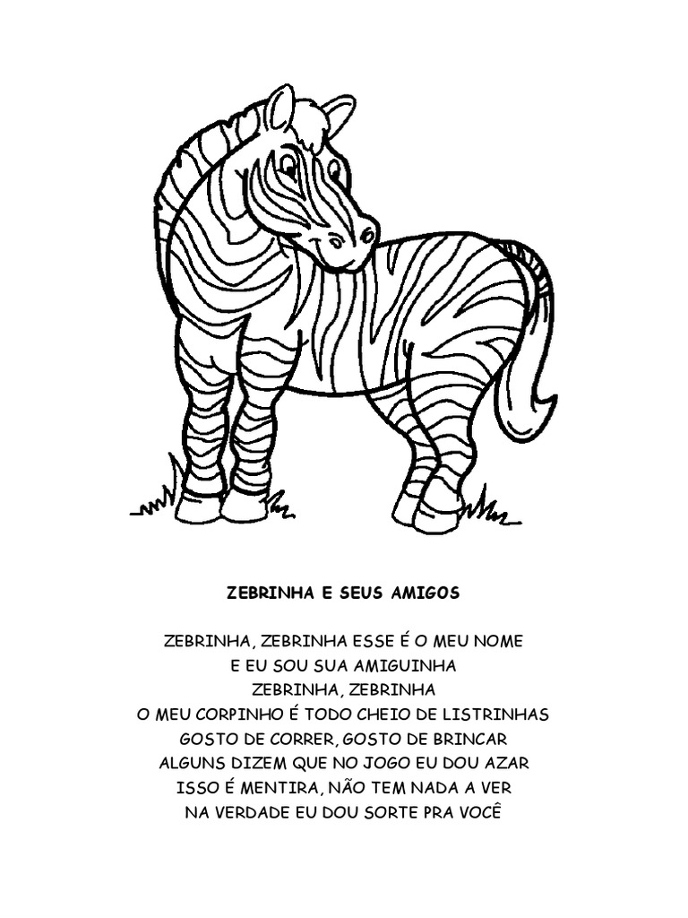 Zebrinha e Seus Amigos | PDF