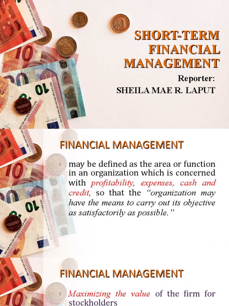 Short-Term Financial Planning | Download Free PDF | Finance & Money ...