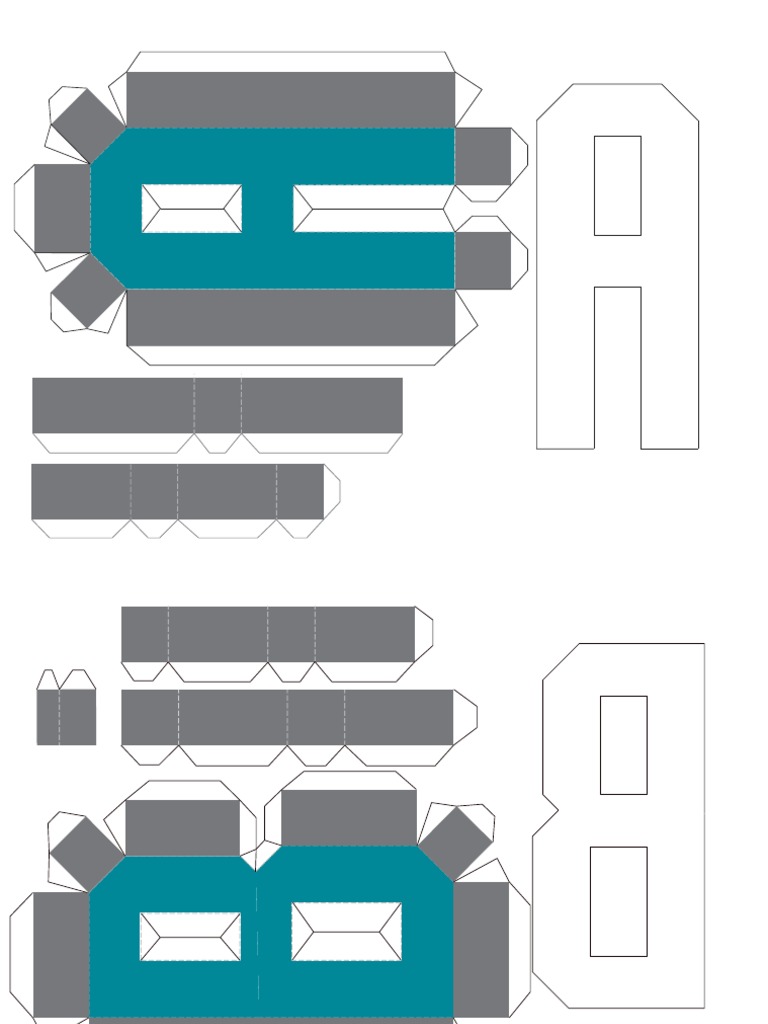 Letras 3D para Editar | PDF