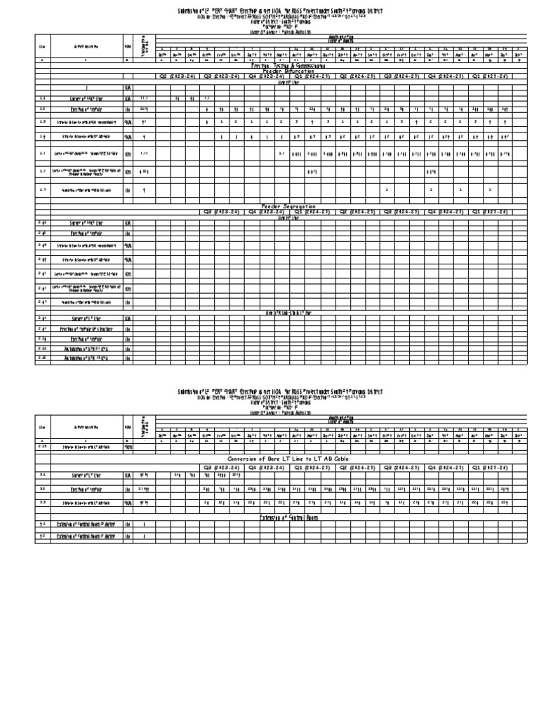 RDSS L2 Pert Chart_PKG-02_Behala.....21082023 | PDF | Electrical ...