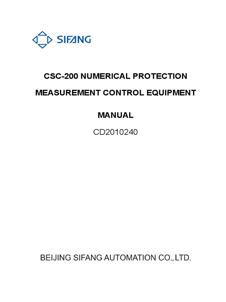Sifang Csc-200 Instruction Manual (F0sf.451.066e) v1.00 | PDF | Power ... Sifang Csc-200 Instruction Manual (F0sf.451.066e) v1.00 | PDF | Power ...