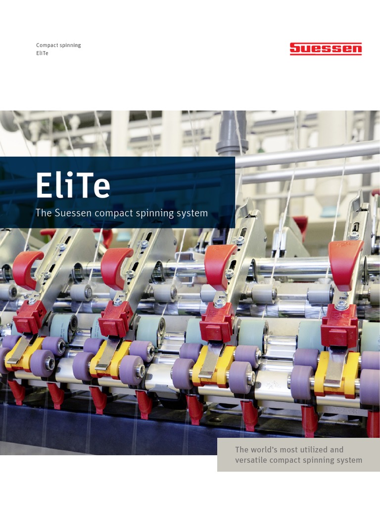 Suessen New Elite Brochure en | PDF | Spinning (Textiles) | Yarn