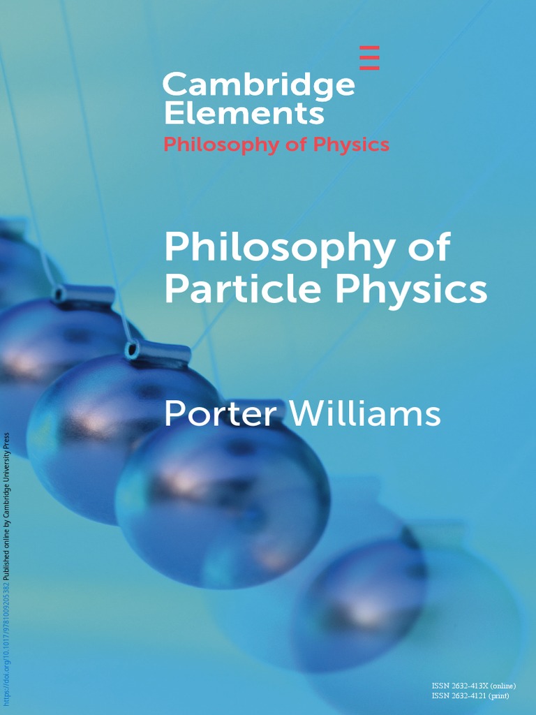 Philosophy of Particle Physics (Porter Williams) | PDF | Field (Physics ...