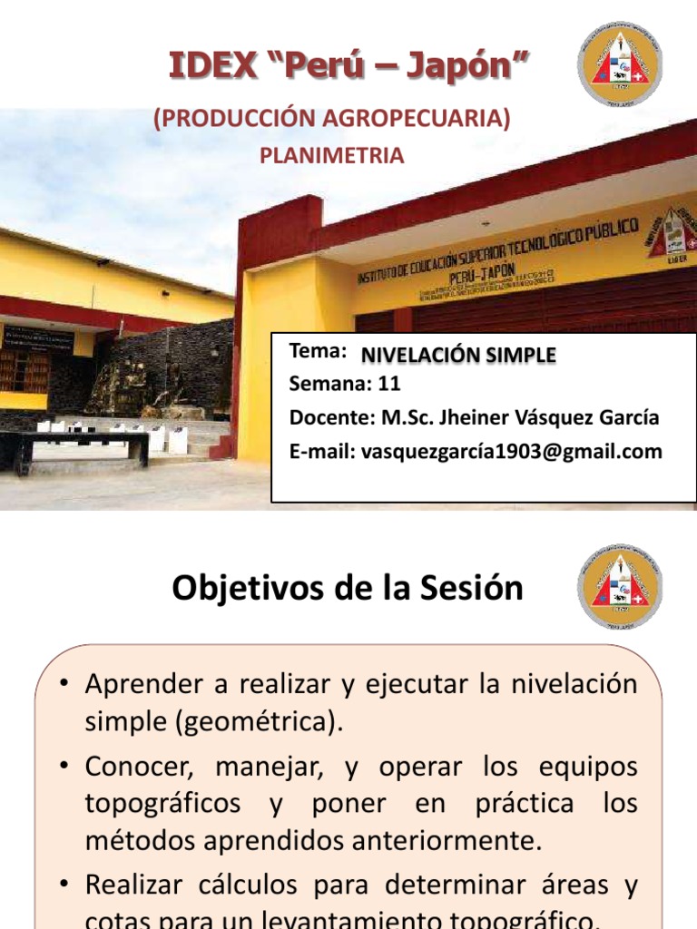 Clase 11 Nivelación Simple Descargar Gratis Pdf Topografía