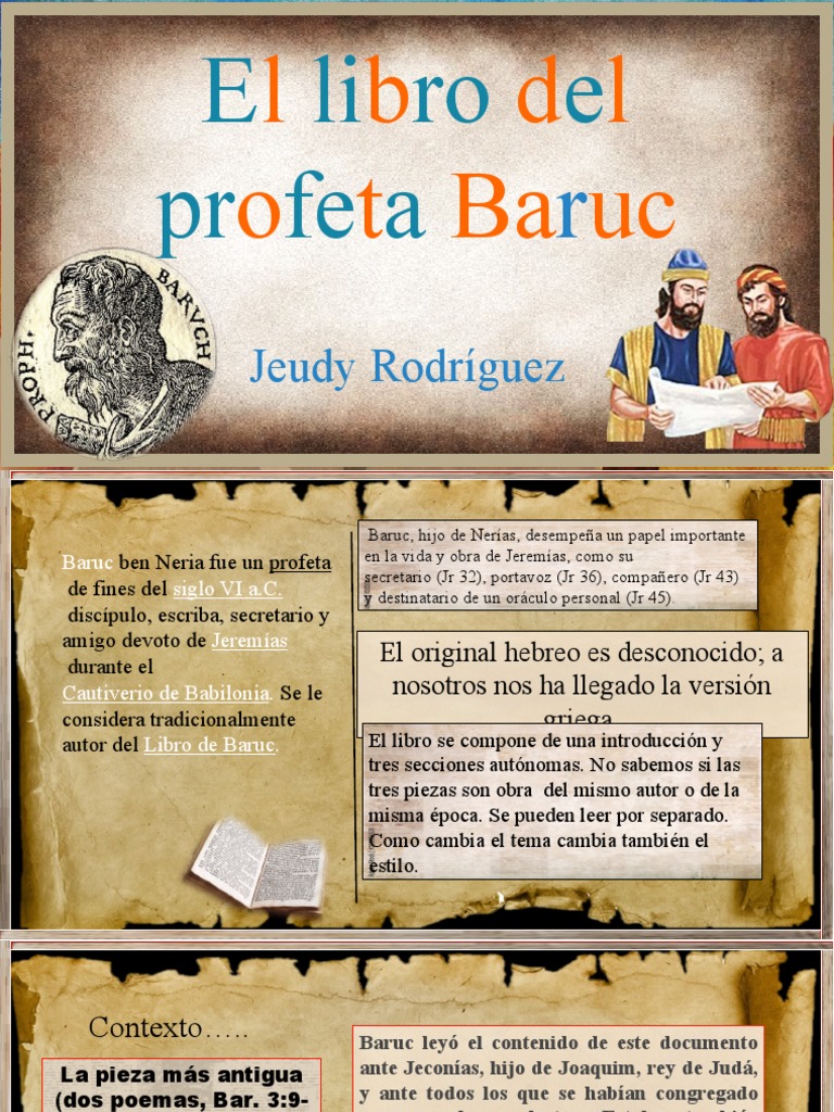 Baruc | PDF | Contenido bíblico | Literatura antigua
