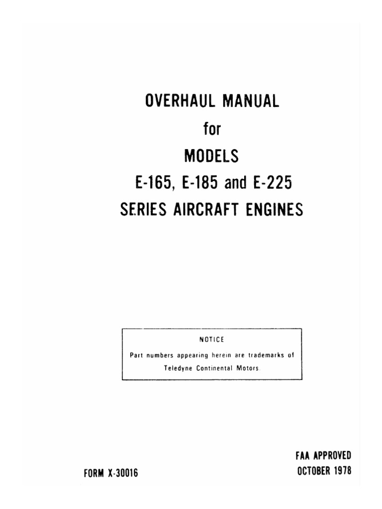 E185 Ovrhaul | PDF