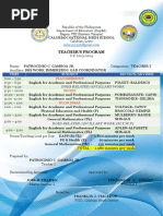 Activity Design Intramurals 2025-2026 | PDF | Learning