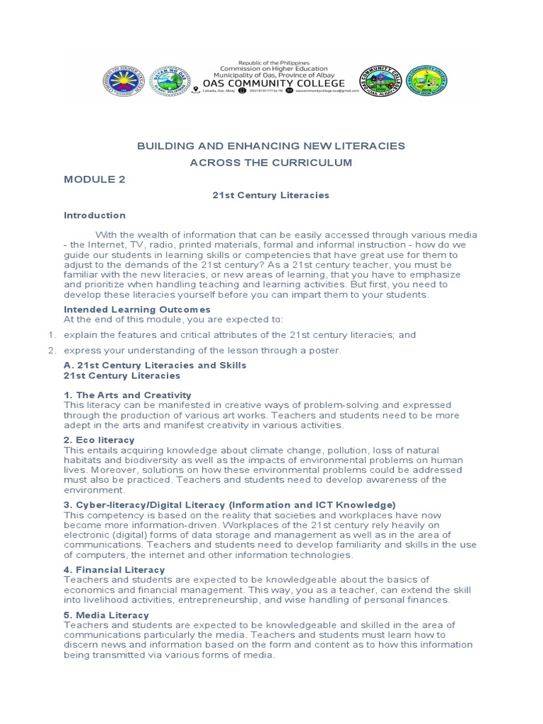 21st Century Literacies in Education | PDF | Literacy | Multiculturalism