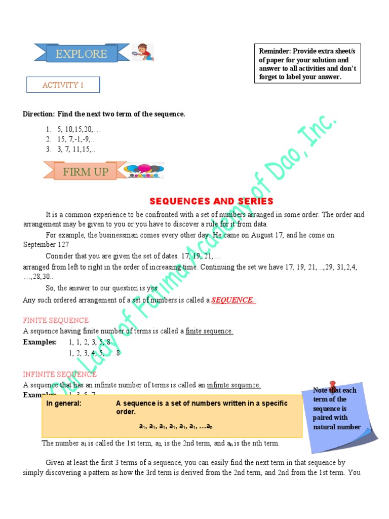 Math | PDF | Summation | Multiplication