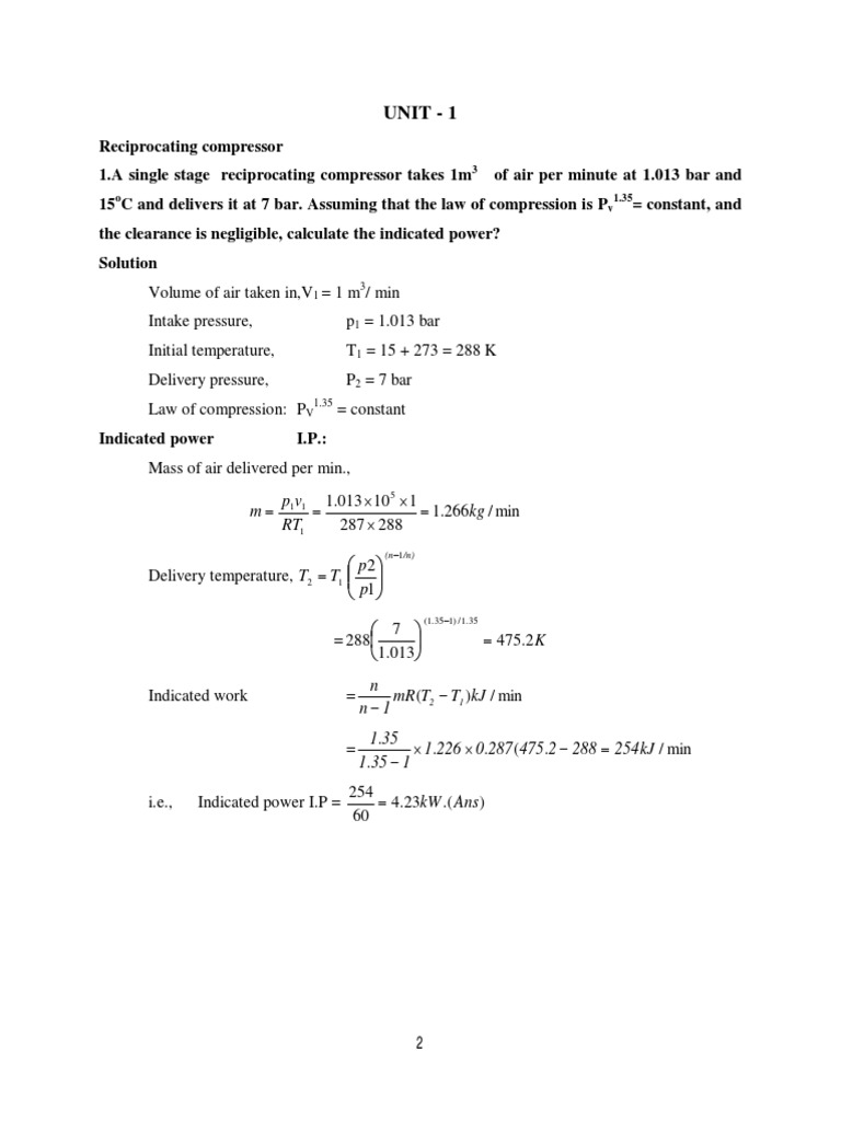 Compressor Numerical | PDF | Applied And Interdisciplinary Physics | Turbomachinery