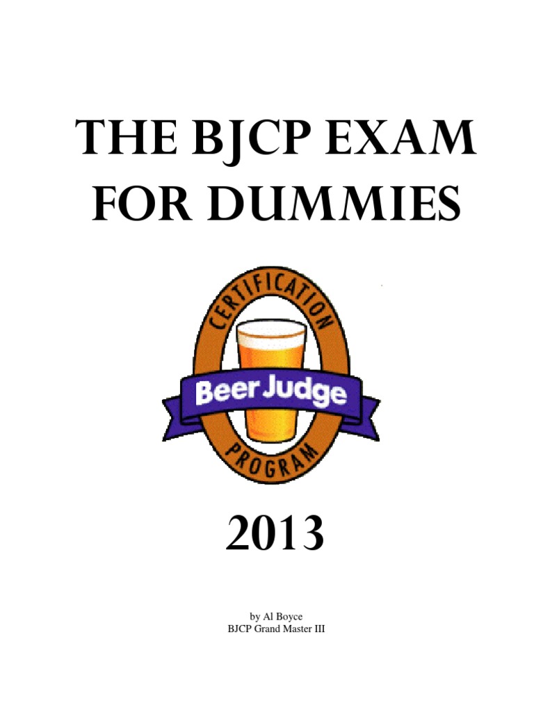 The BJCP Exam For Dummies | PDF | Beer | Brewing