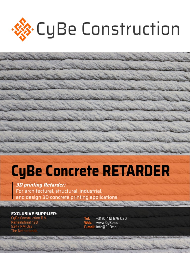 Retarder Datasheet | PDF | Concrete | Materials