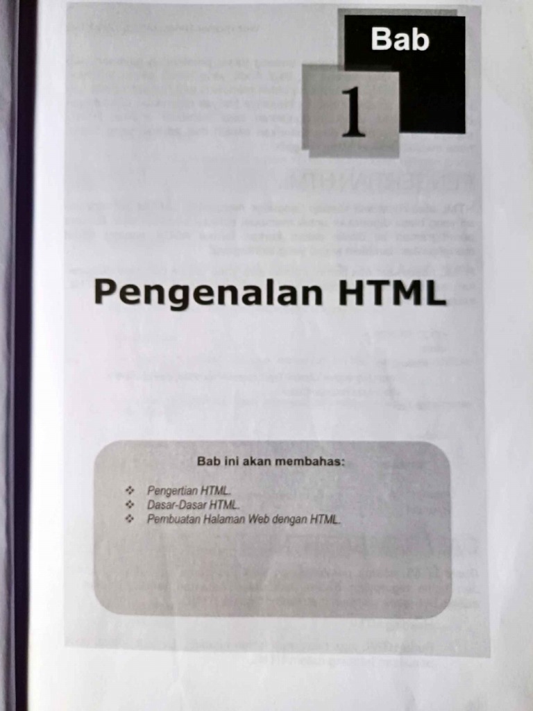 Pengenalan HTML | PDF