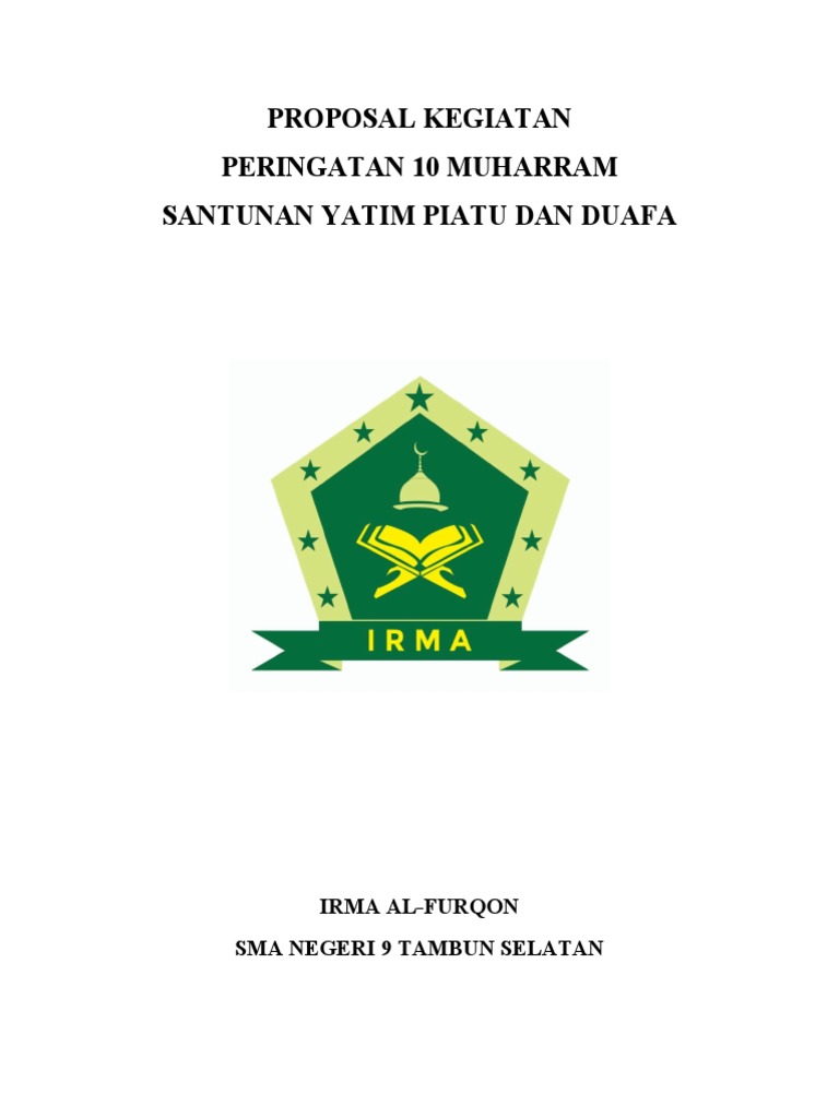 Proposal Kegiatan 10 Muharram 1444 H (Santunan) (1) .Docxfnal | PDF