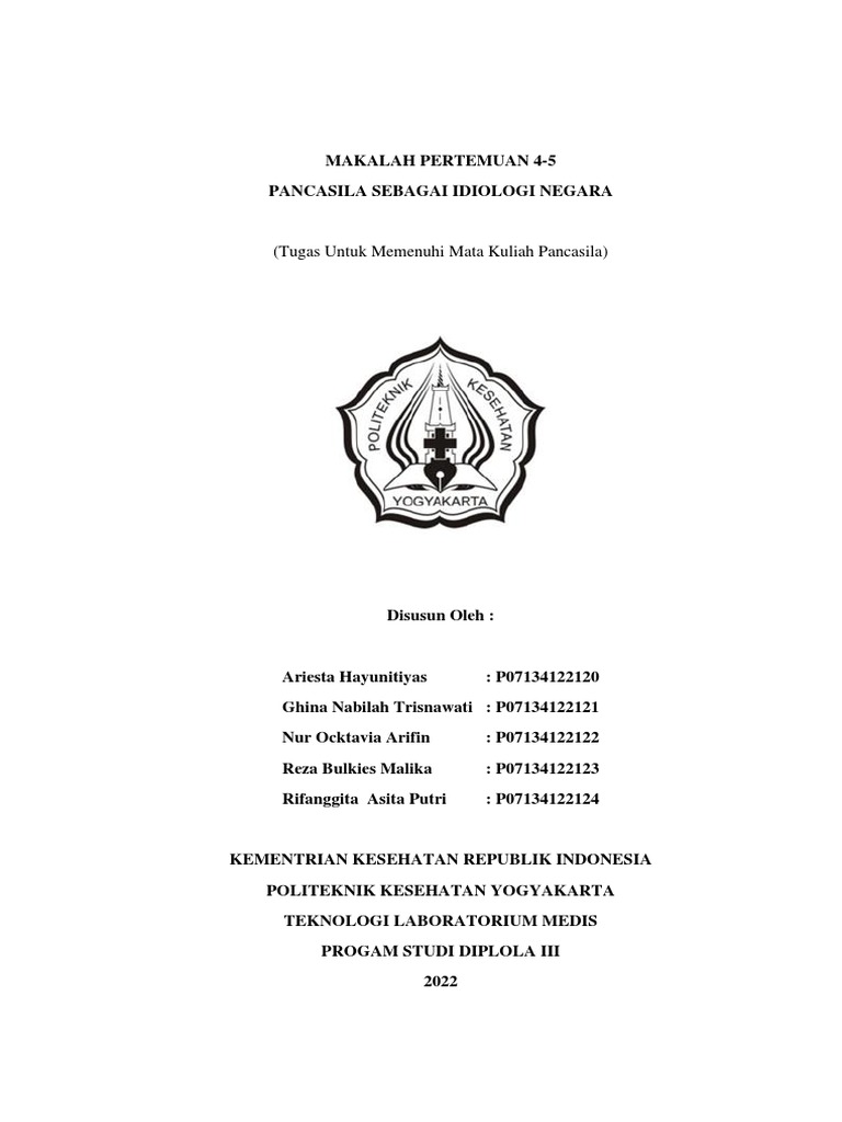 Makalah Pancasila Sebagai Ideologi Negara | PDF | Filsafat | Sains & Matematika