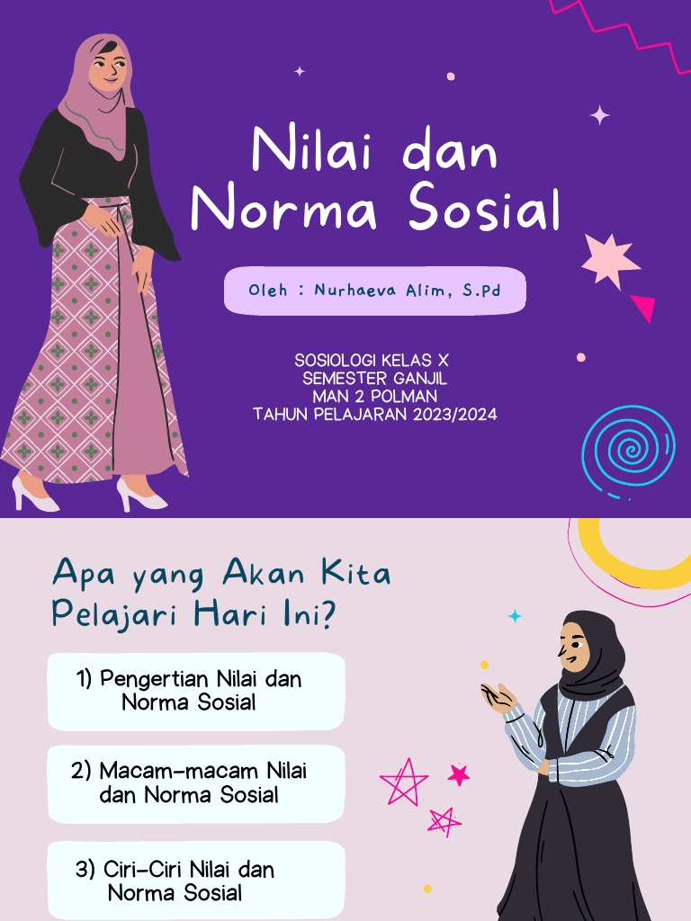 Pengertian dan Fungsi Nilai Norma Sosial | PDF