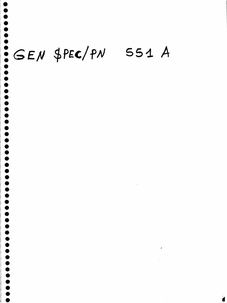 GenSpec - PN 551A | PDF