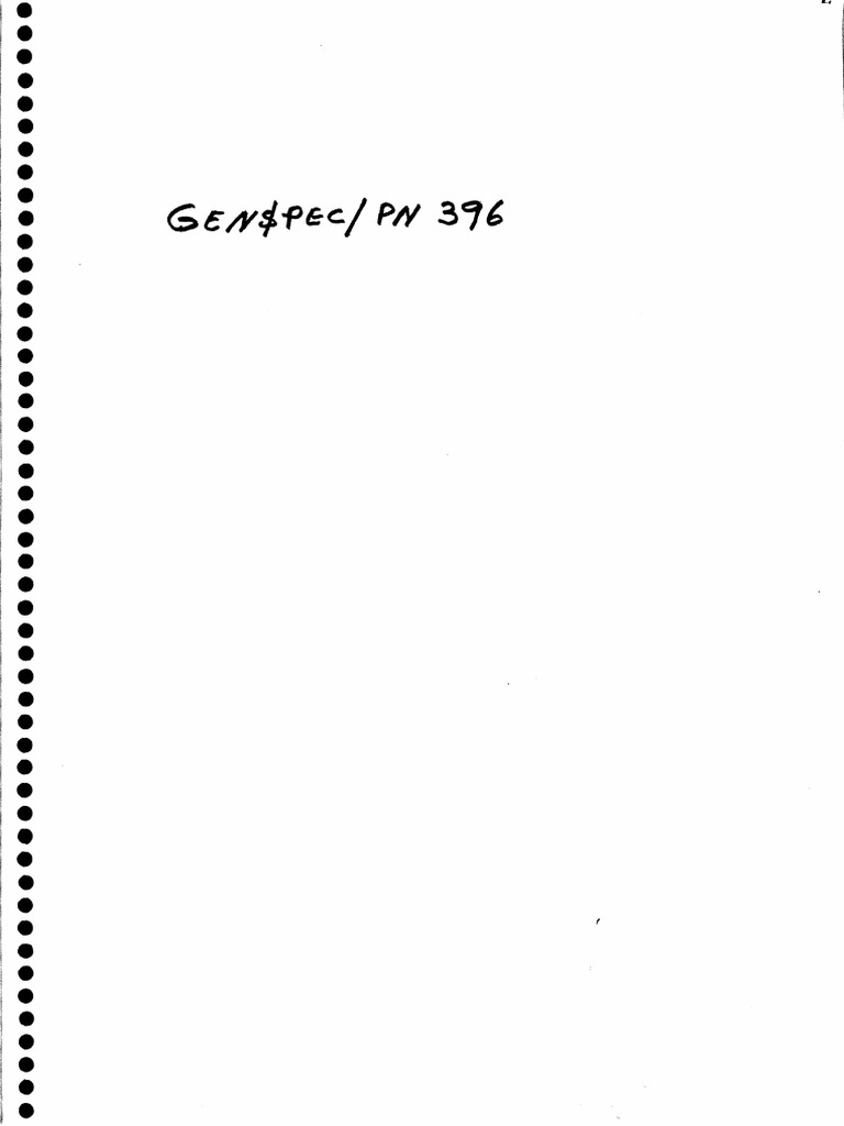 GenSpec - PN 396 | PDF