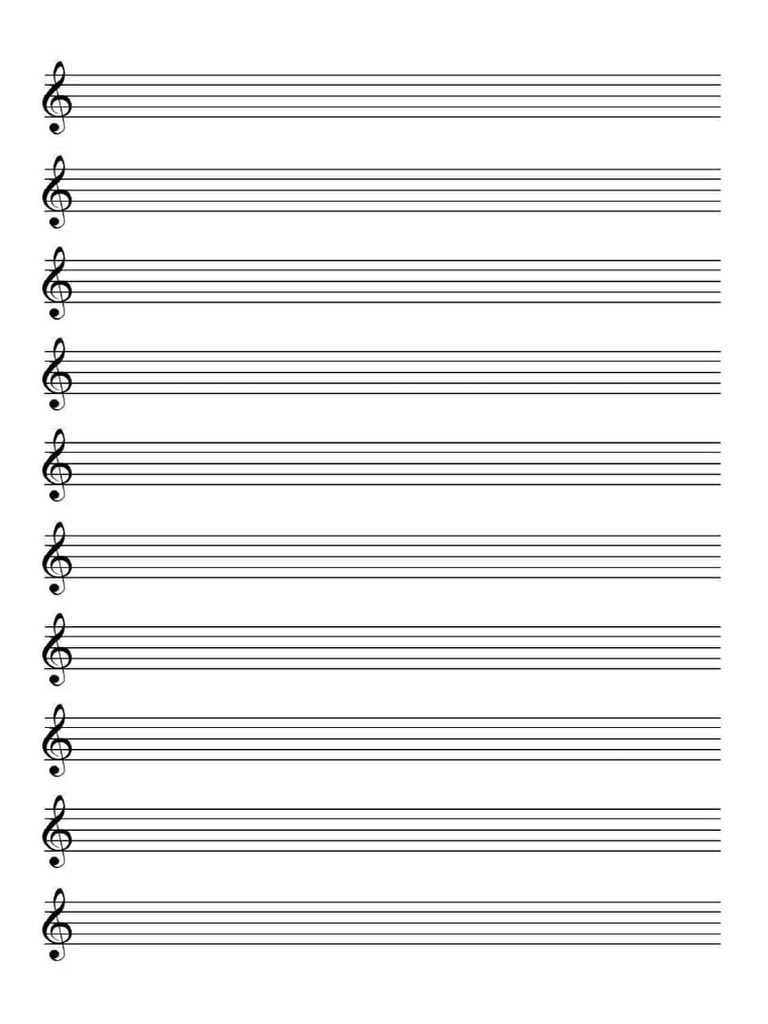 Ejercicio Pentagrama 4 | PDF