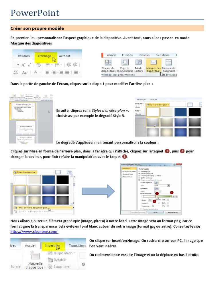 Créer un modèle PowerPoint personnalisé | PDF | Microsoft Powerpoint ...