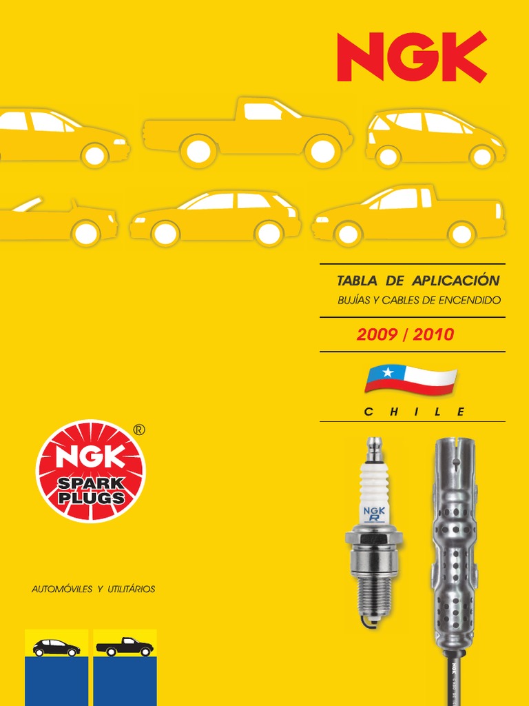 Catálogo Bujías NGK 2025 PDF | PDF | Vehículos terrestres | Electricidad