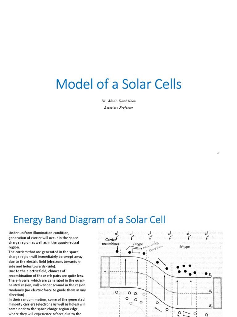 Model of A Solar Cell | PDF | Photovoltaics | Electrical Engineering