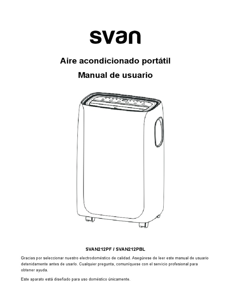 Svan212pbl Manual Es(1) | PDF | Residuos | Enchufes y tomas de corriente alterna