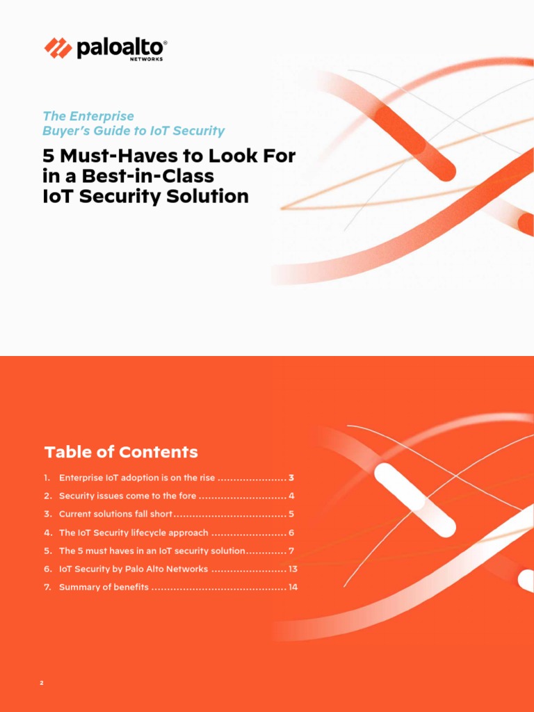 Panw 5 Best IoT Security Solutions | PDF | Internet Of Things | Computer Security