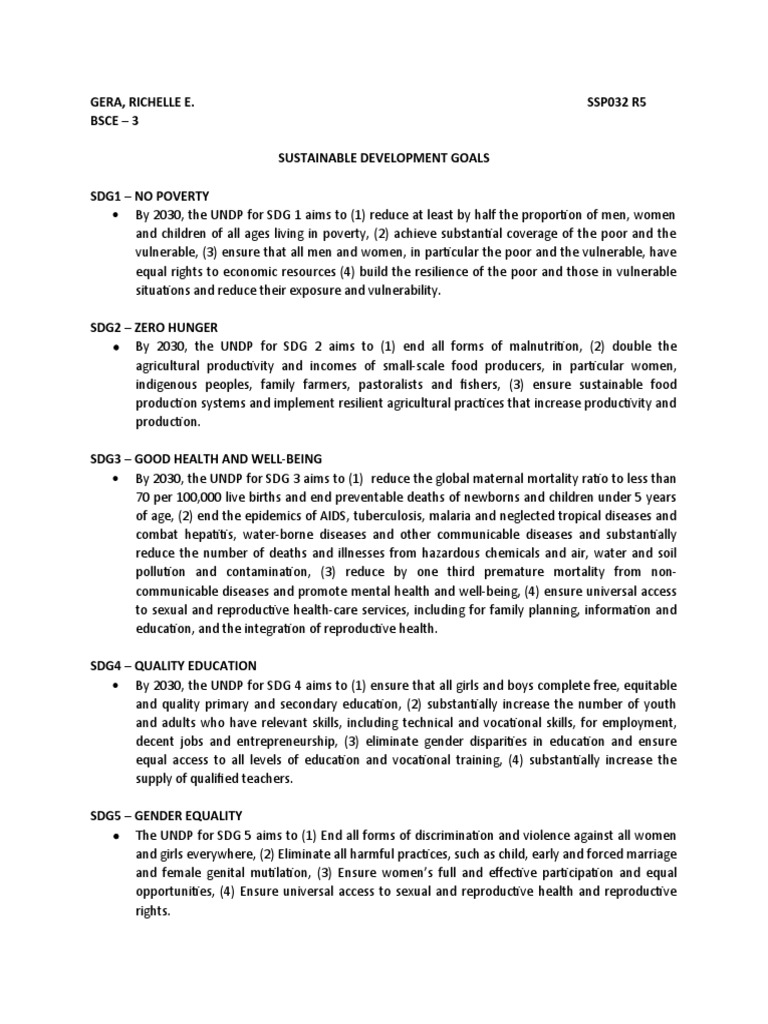 Gced R5 001 Gera, Richelle | PDF | Sustainability | Natural Environment