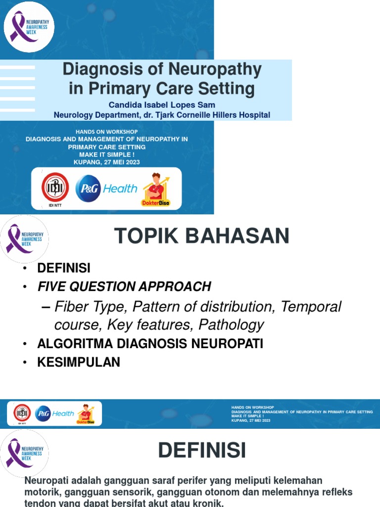 Neuropathy Diagnosis Workshop Guide | PDF | Peripheral Neuropathy ...
