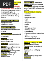 Let Reviewer General Education Filipino Bullets and Handouts | PDF