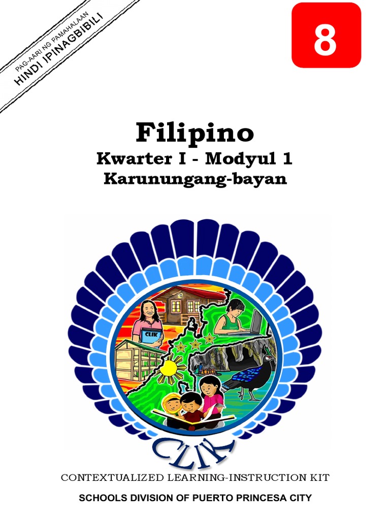 Filipino8 q1 Mod1 Karunungangbayan | PDF Filipino8 q1 Mod1 Karunungangbayan | PDF