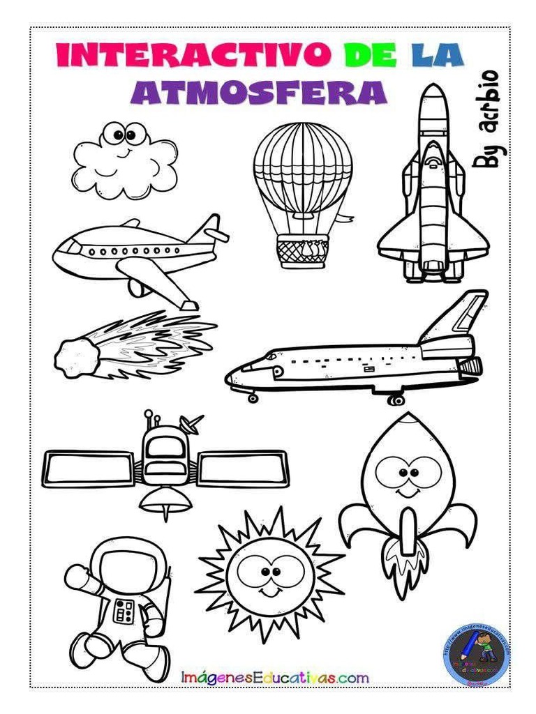 Lapbook Interactivo de Las Capas de La Atmosfera | PDF