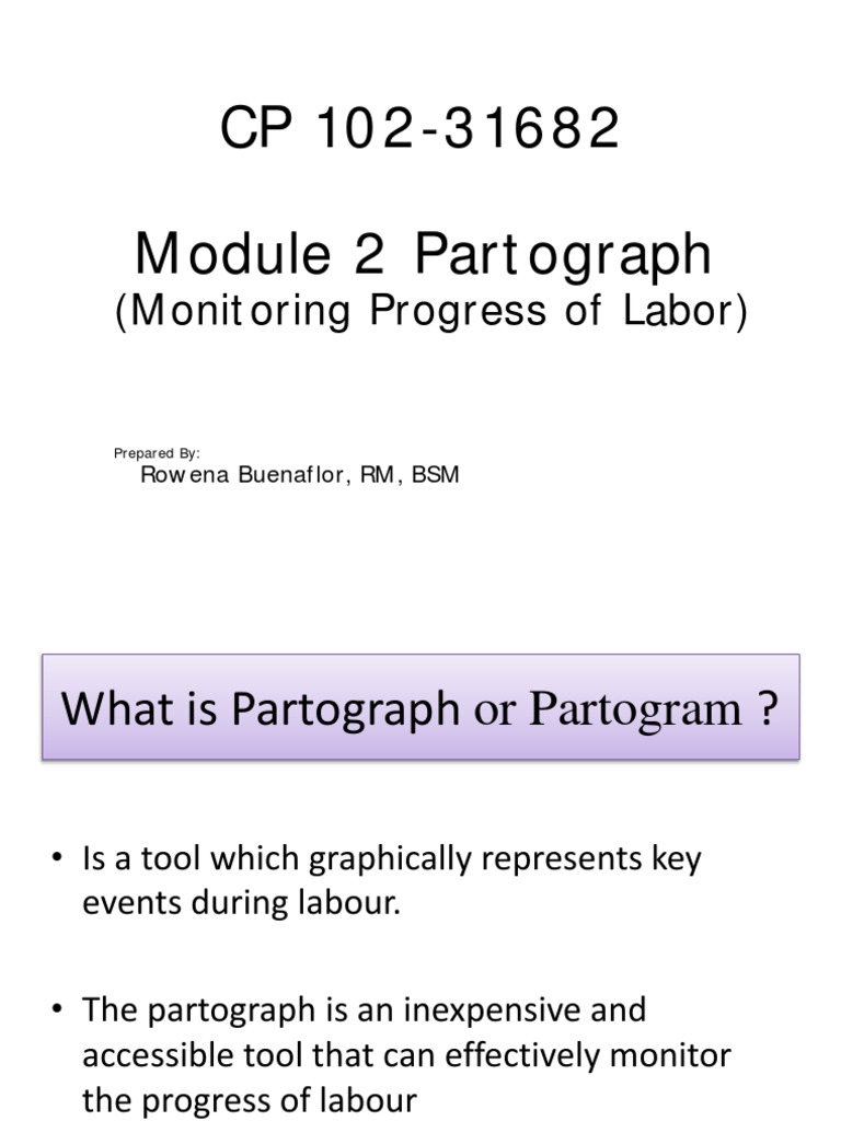 Partograph PPT 1 | PDF | Childbirth | Obstetrics