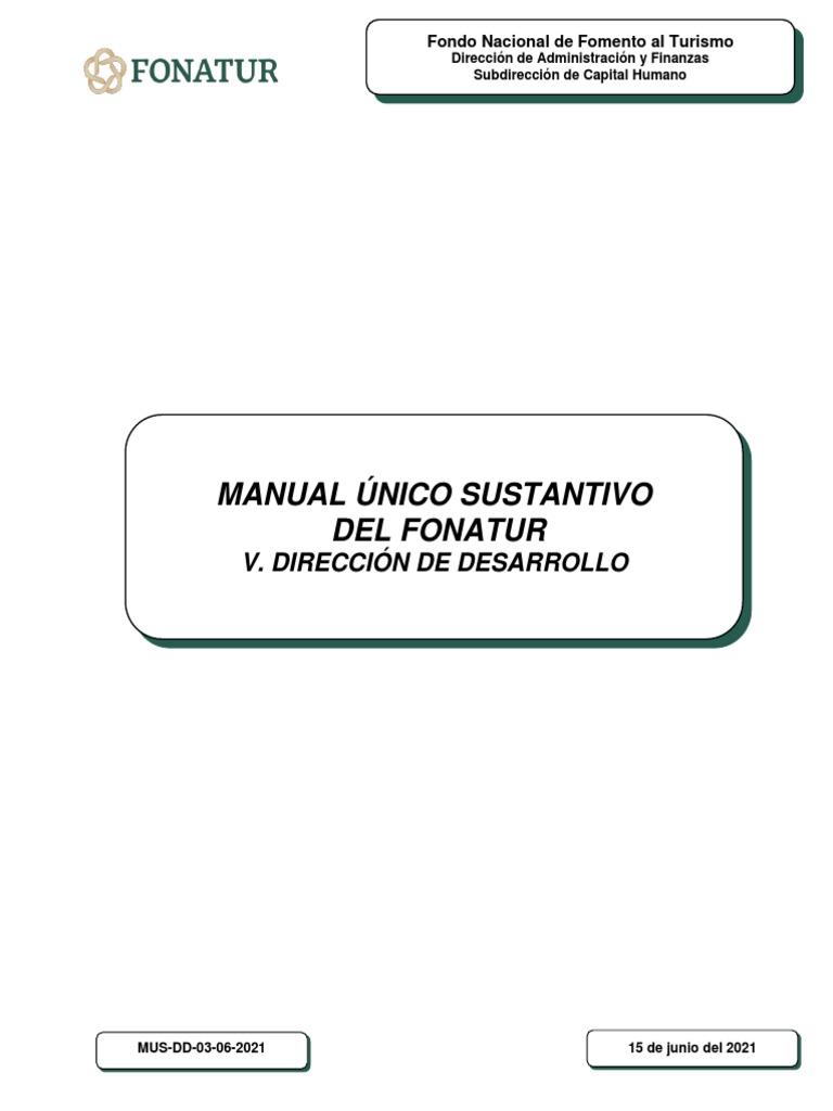 Manual de Desarrollo FONATUR | PDF | Planificación | Planificación urbana