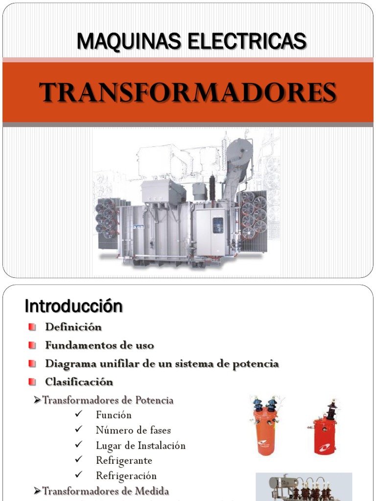 Transformadores: Tipos y Funcionamiento | PDF | Transformador | Cantidad